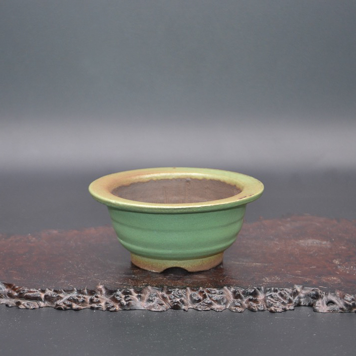 Handmade Shohin Round Bonsai Pots 00525 - TIBERIO GRACCO